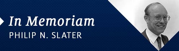 In Memoriam: Philip N. Slater | Wyant College of Optical Sciences