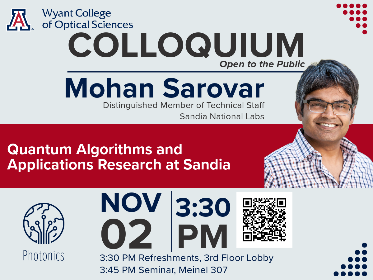 OSC Colloquium: Mohan Sarovar, "Quantum Algorithms and Applications ...