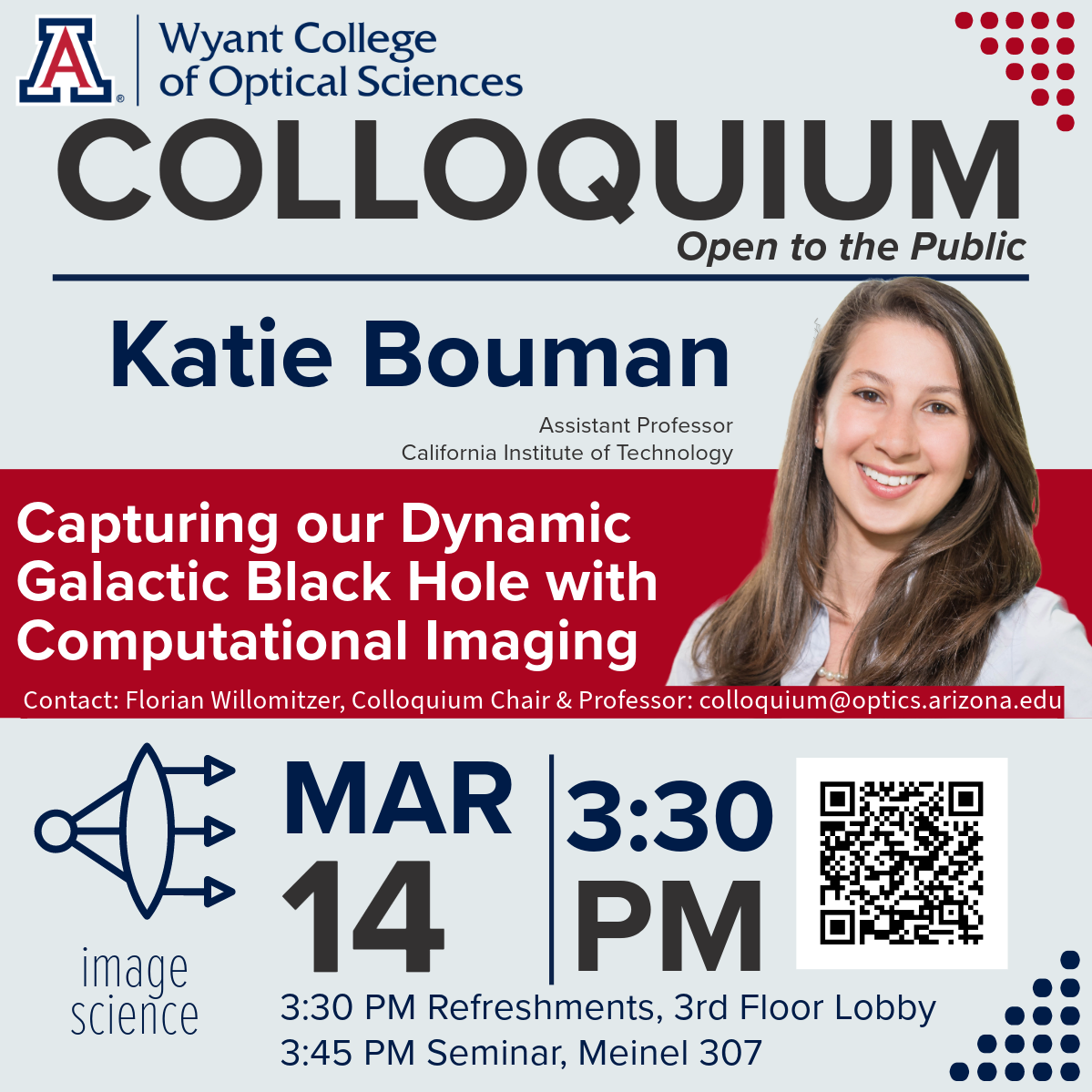 OSC Colloquium: Katie Bouman, "Capturing our Dynamic Galactic Black ...