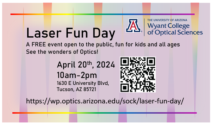 Laser Fun Day 2024 | Wyant College of Optical Sciences