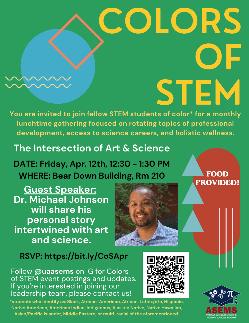 Colors of STEM: A Lunchtime Gathering & Discussion | Wyant College of ...