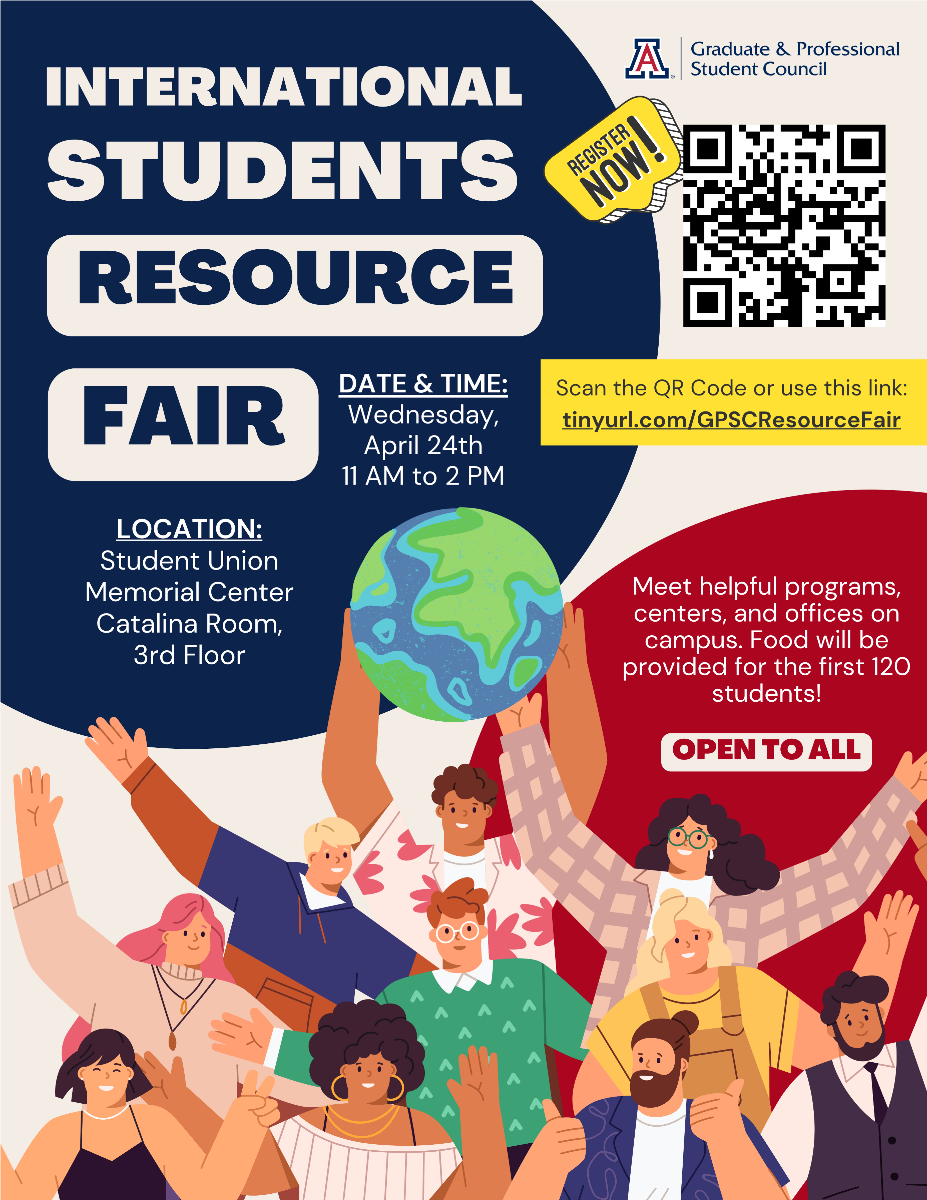 International Students Resource Fair | Wyant College of Optical Sciences