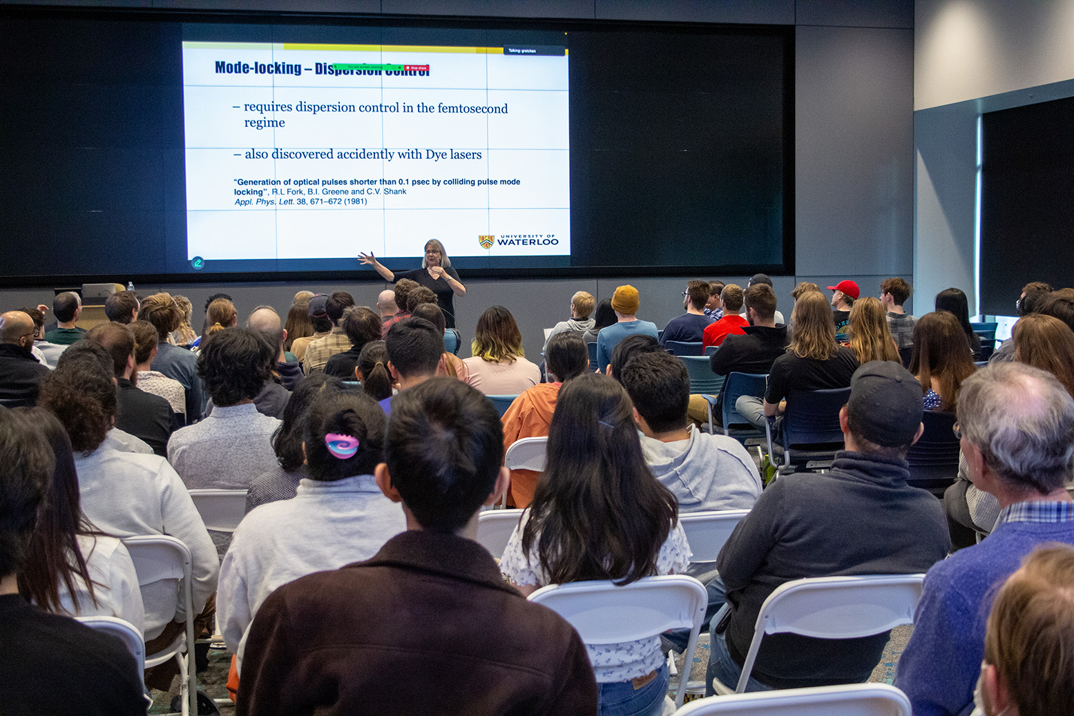 Donna Strickland Visits the Wyant College of Optical Sciences for ...