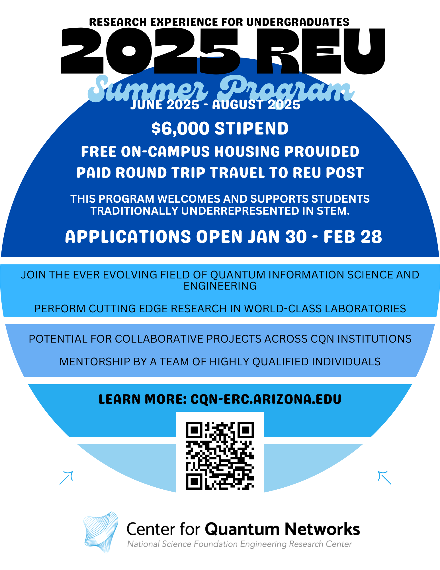 Applications DUE: Center for Quantum Networks Engineering Research ...