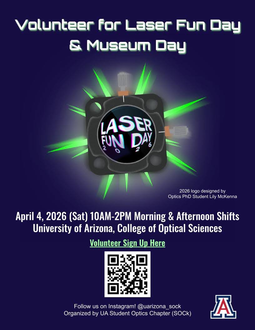 Laser Fun Day 2026 | Wyant College of Optical Sciences